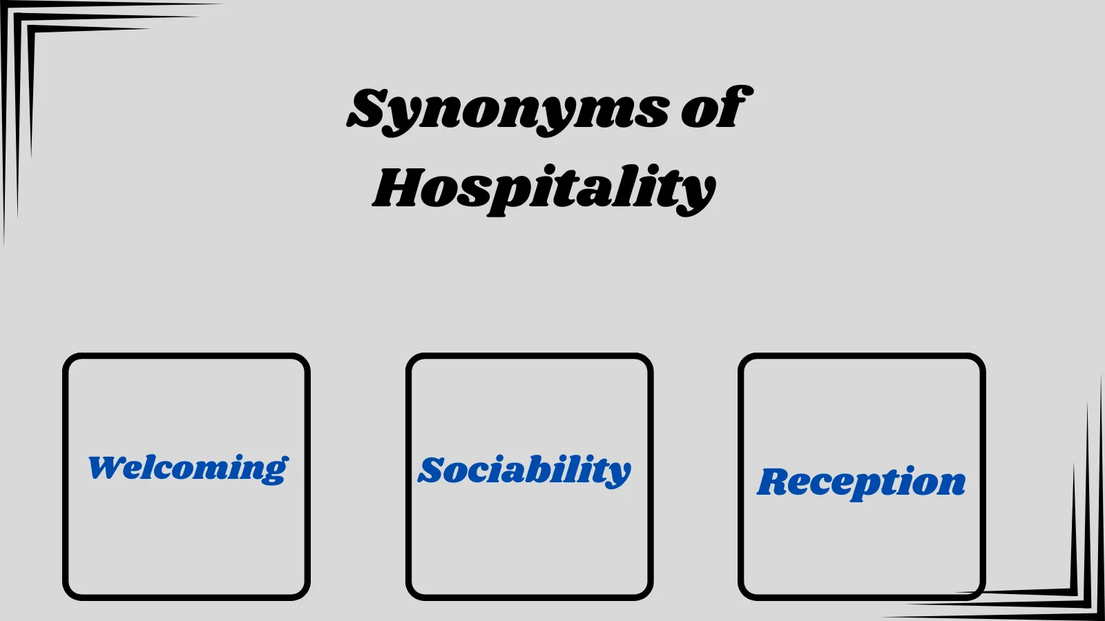 30 Synonyms of Hospitality and When to Use Them