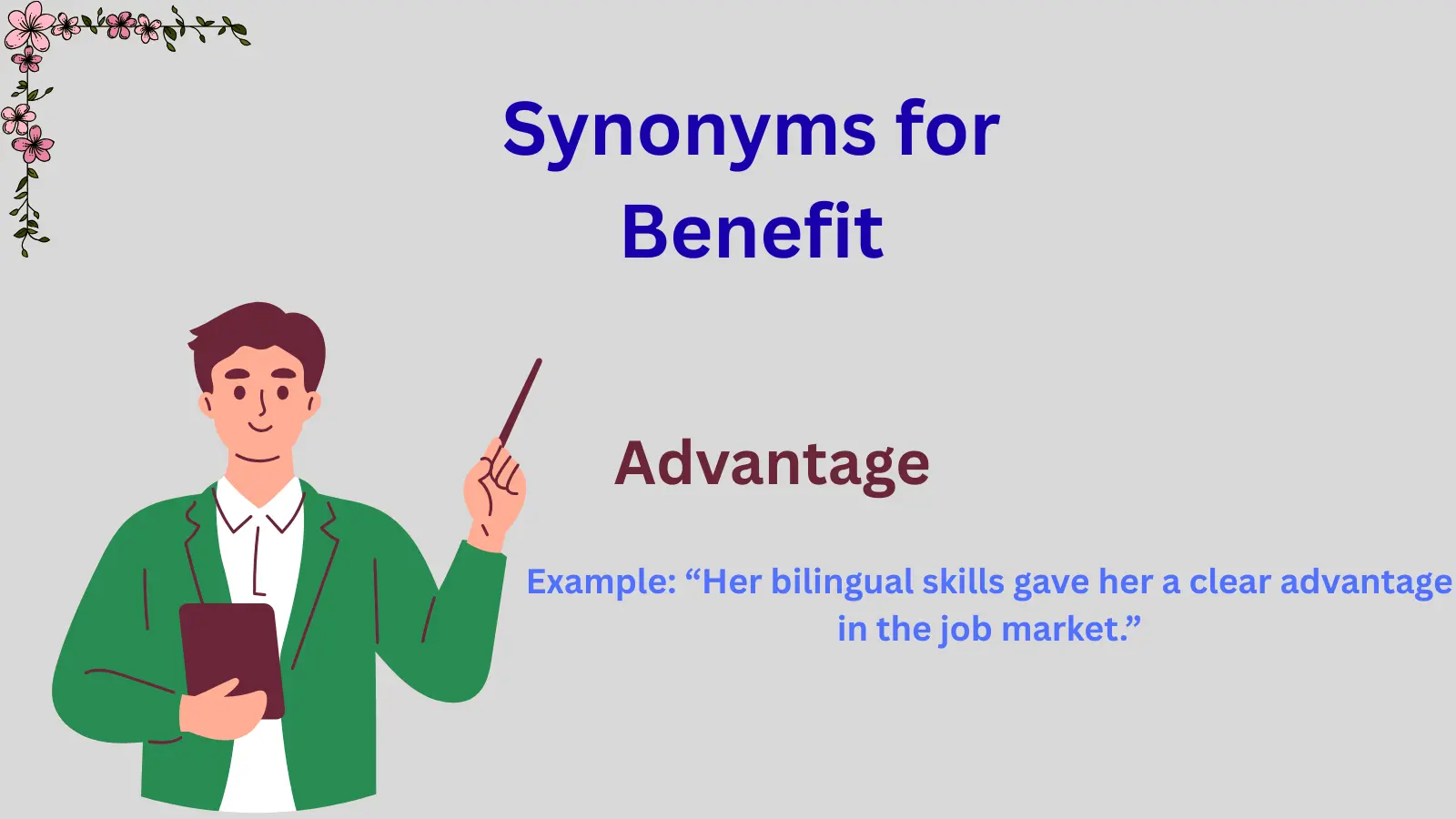 Synonyms for Benefit: 30 Alternatives with Examples