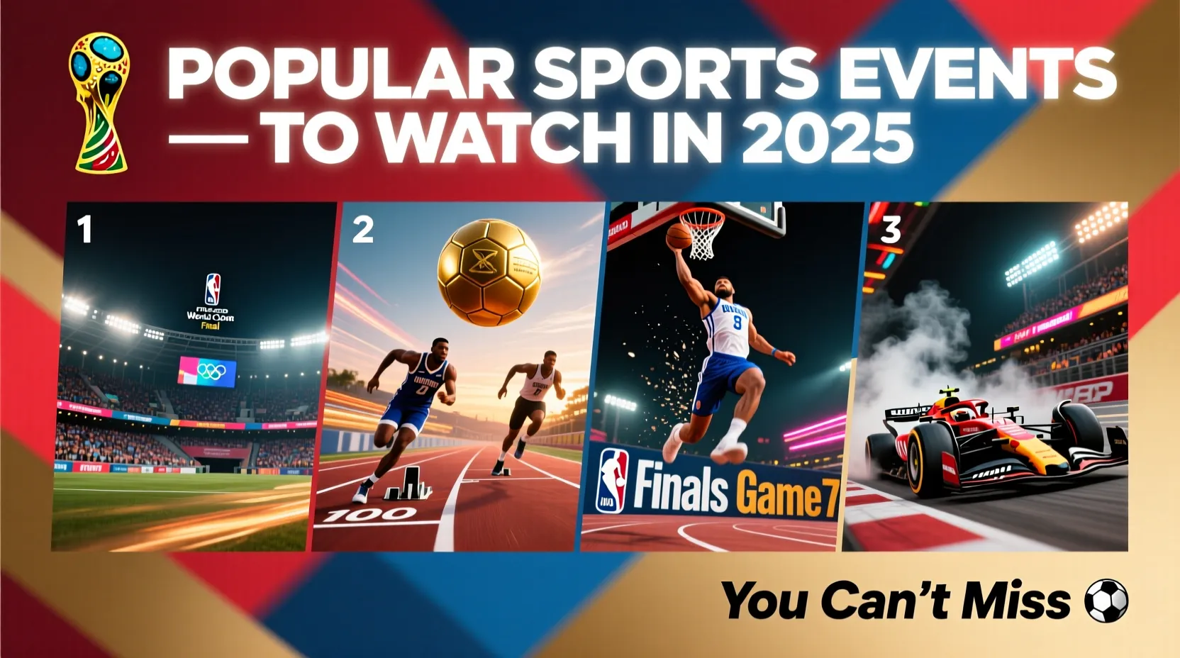 🏆 Popular Sports Events to Watch in 2025 You Can’t Miss ⚽