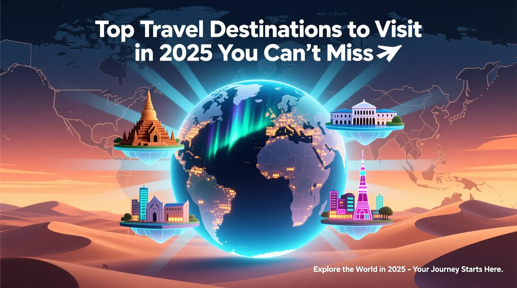 🌍 Top Travel Destinations to Visit in 2025 You Can’t Miss ️